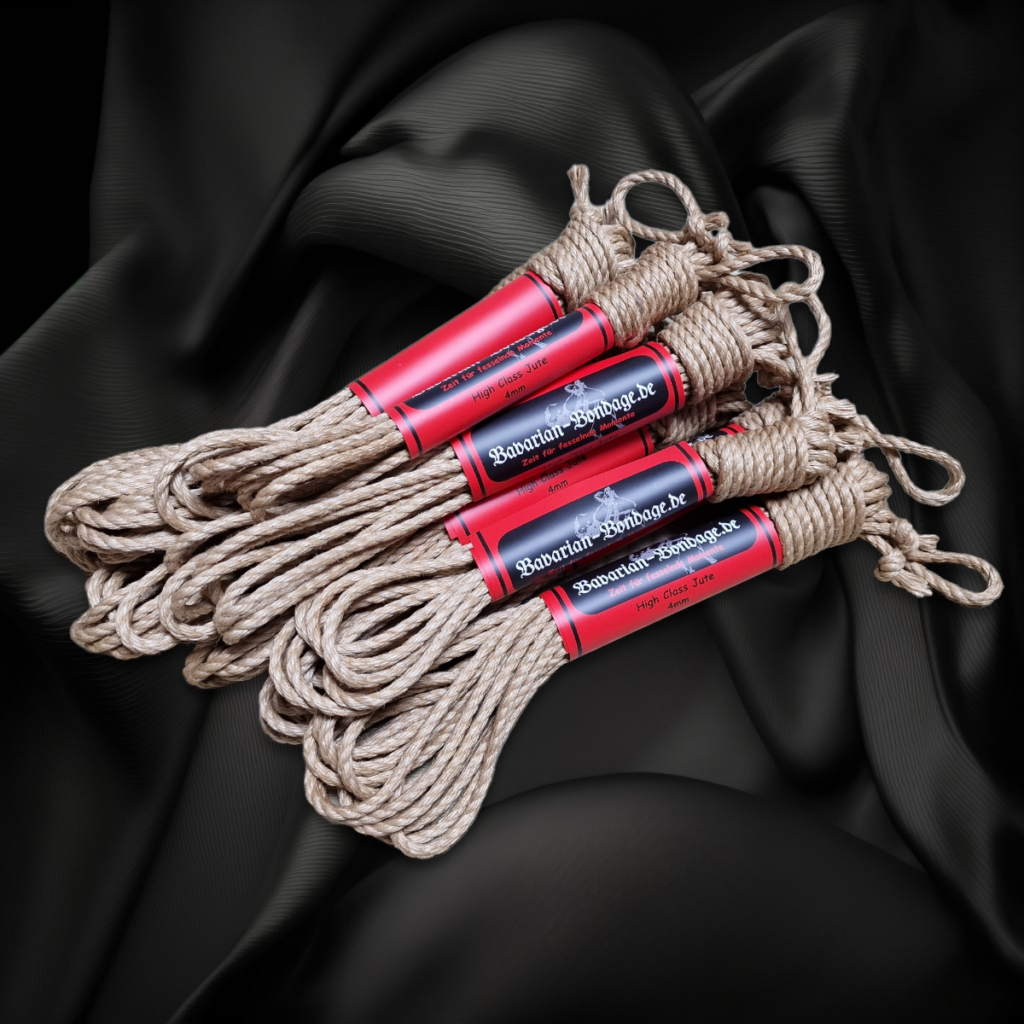 High class Jute 4mm EXKLUSIV; Set 7x8 und 2x4m - Bavarian-Bondage
